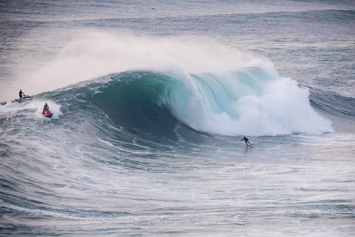 Stab Magazine | Here's Brad Domke skimboarding at Nazaré
