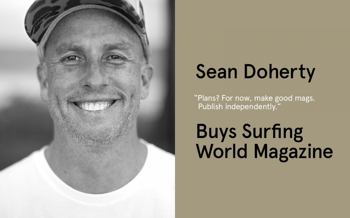OG Surf Journo Sean Doherty Buys Surfing World Magazine - Stab Mag
