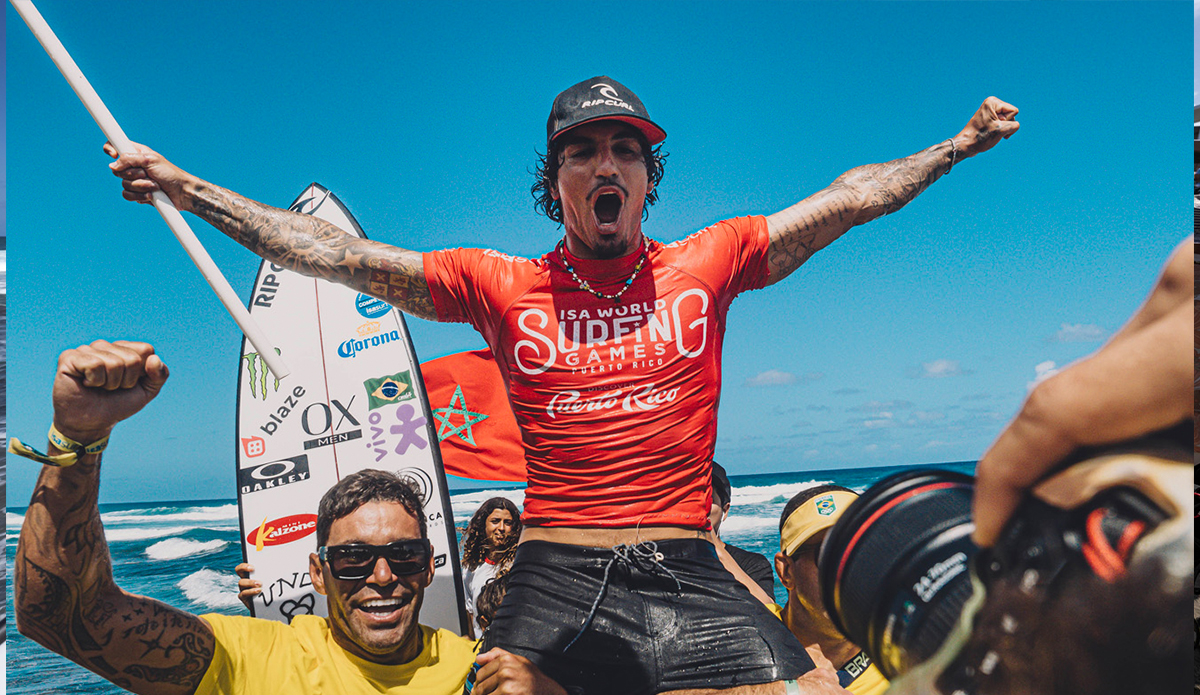 Gabriel Medina Goes On Duke-of-Wellington-Esque Rampage, Wins ISA World ...